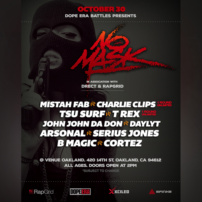 Rap Battle League Event | Dope Era Battles Presents: No Mask | Rap Grid