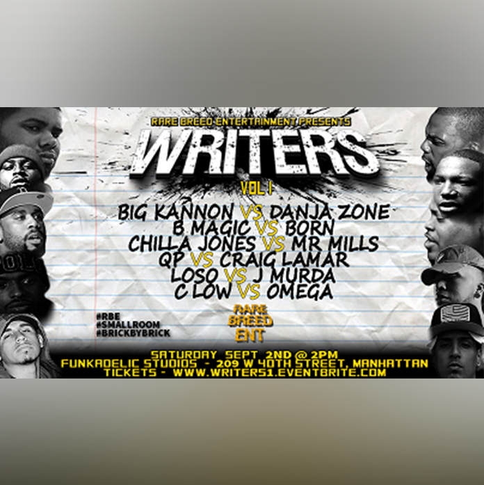 Rap Battle League Event | RBE Presents: Writers Vol. 1 | Rap Grid