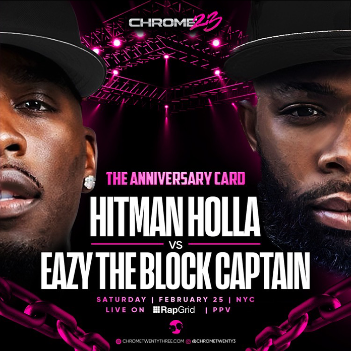 Rap Battle League Event | Chrome 23 Presents: The Anniversary Card ...