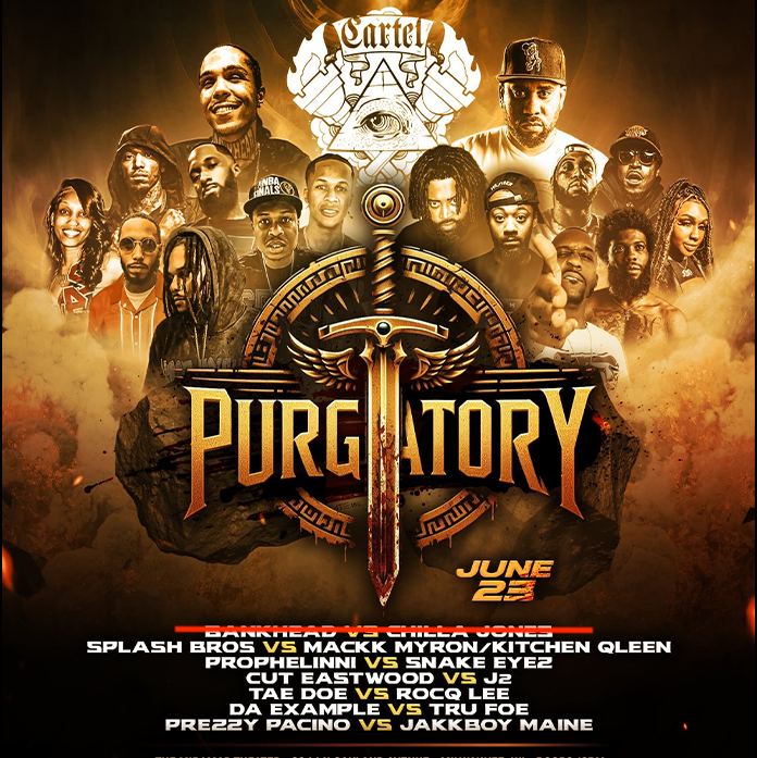 Rap Battle League Event | Black Ice Cartel Presents: Purgatory | Rap Grid