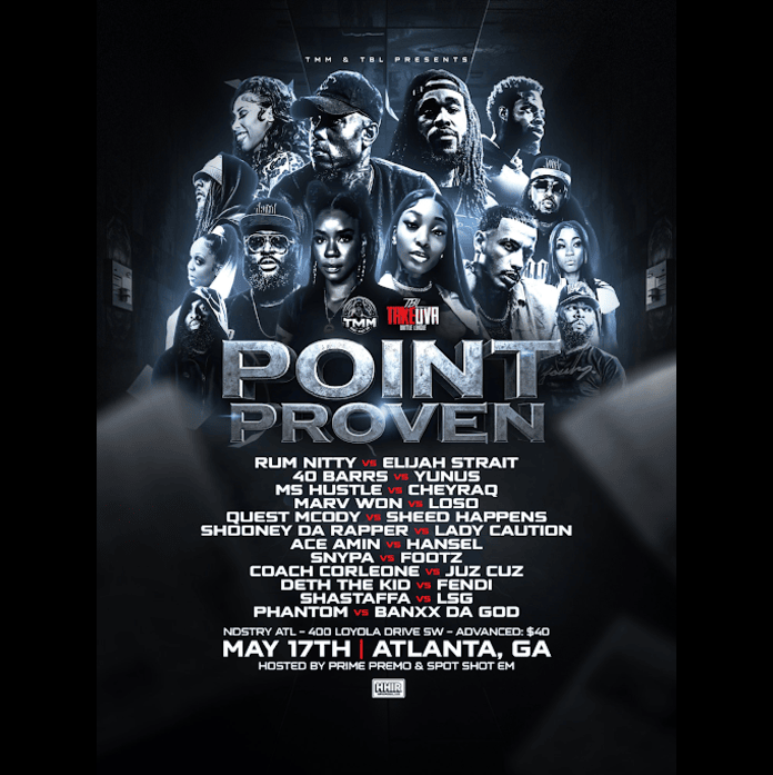 Rap Battle League Event | TakeOva Battle League Presents: Point Proven ...