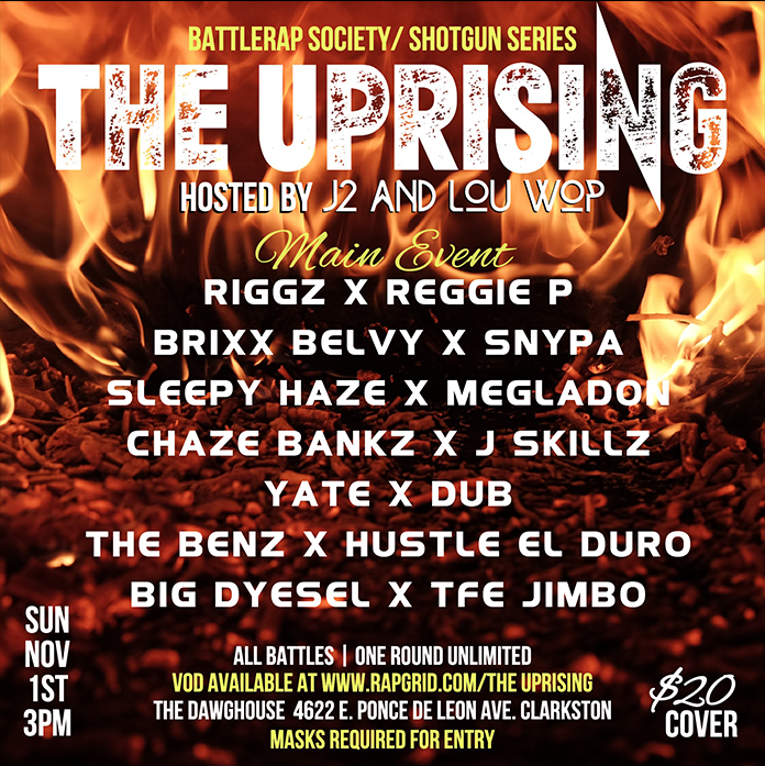 Rap Battle League Event | Battlerap Society/Shotgun Series Presents ...
