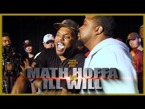 MATH HOFFA VS ILL WILL RAP BATTLE - RBE | Rap Grid