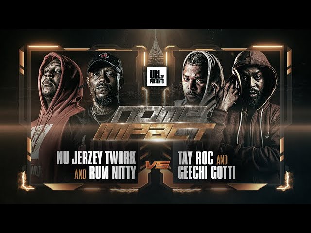 TAY ROC/GEECHI GOTTI VS NU JERZEY TWORK/RUM NITTY | URLTV | Rap Grid