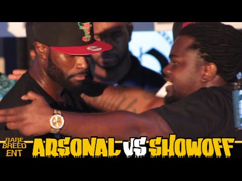 ARSONAL VS SHOWOFF FULL RAP BATTLE - RBE | Rap Grid