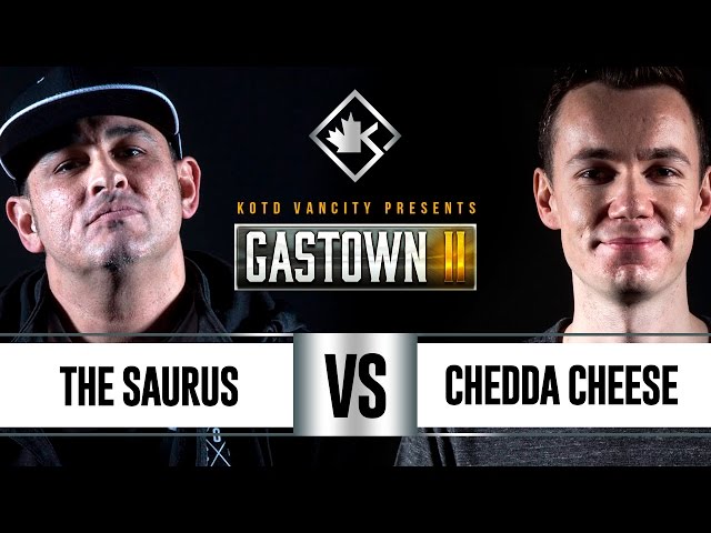 KOTD - Rap Battle - The Saurus vs Chedda Cheese | #GSTN2 | Rap Grid