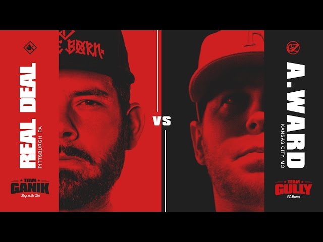 KOTD - Rap Battle - Real Deal vs A. Ward | #GvG | Rap Grid