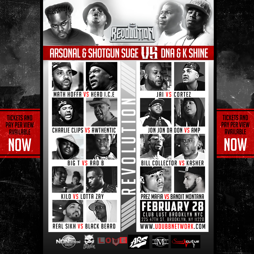 UDubb Network Presents: Revolution VOD | Rap Grid